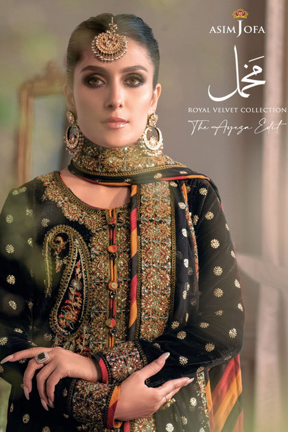 Asim Jofa Royal Velvet – Ghani Cloth House