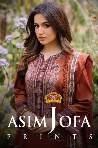 Asim Jofa Print Lawn – Ghani Cloth House