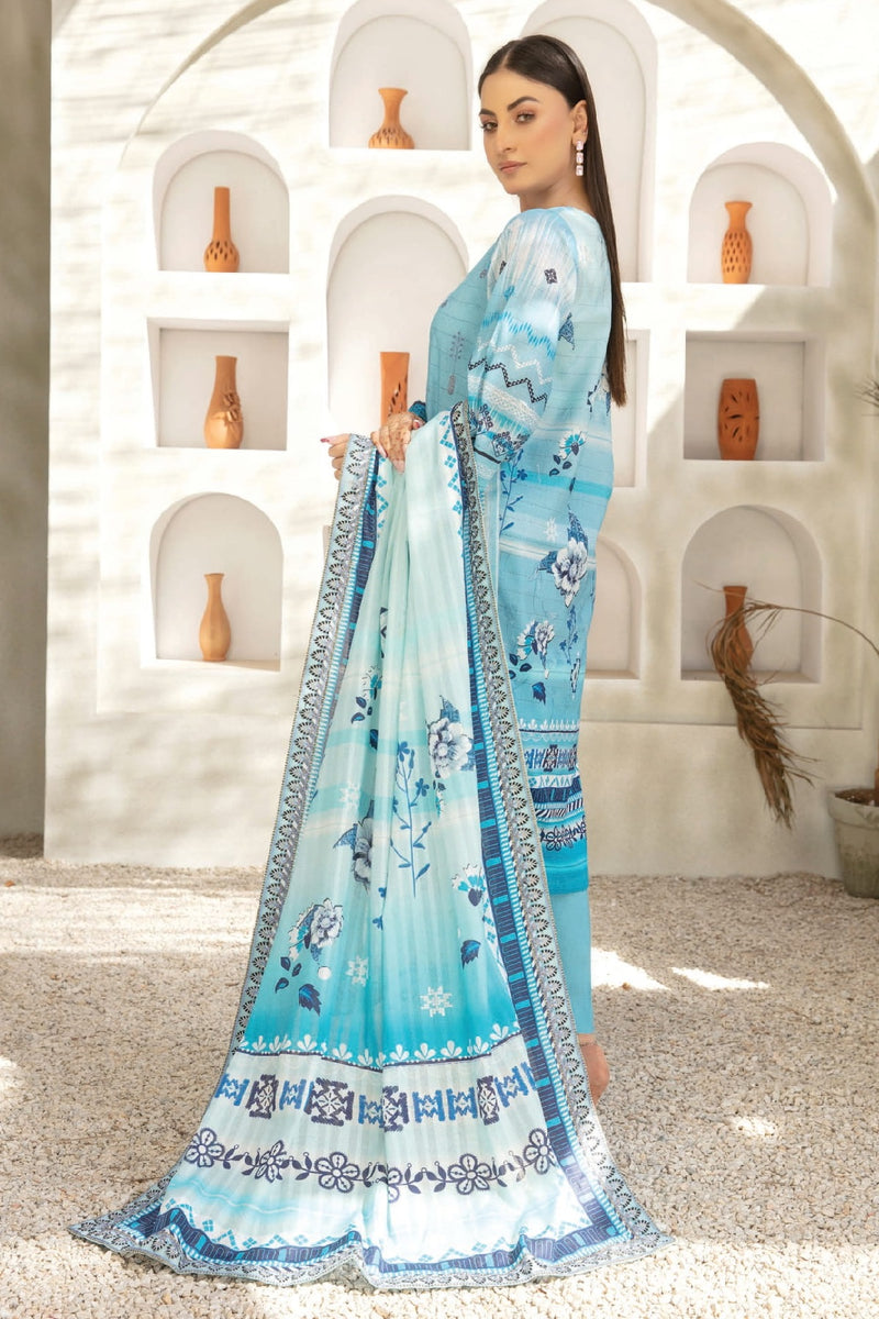 Malaika Lawn By Ravi Textile D-01 – Ghani Cloth House