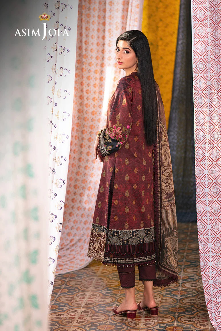 Asim Jofa Aira Lawn AJAR-19 – Ghani Cloth House