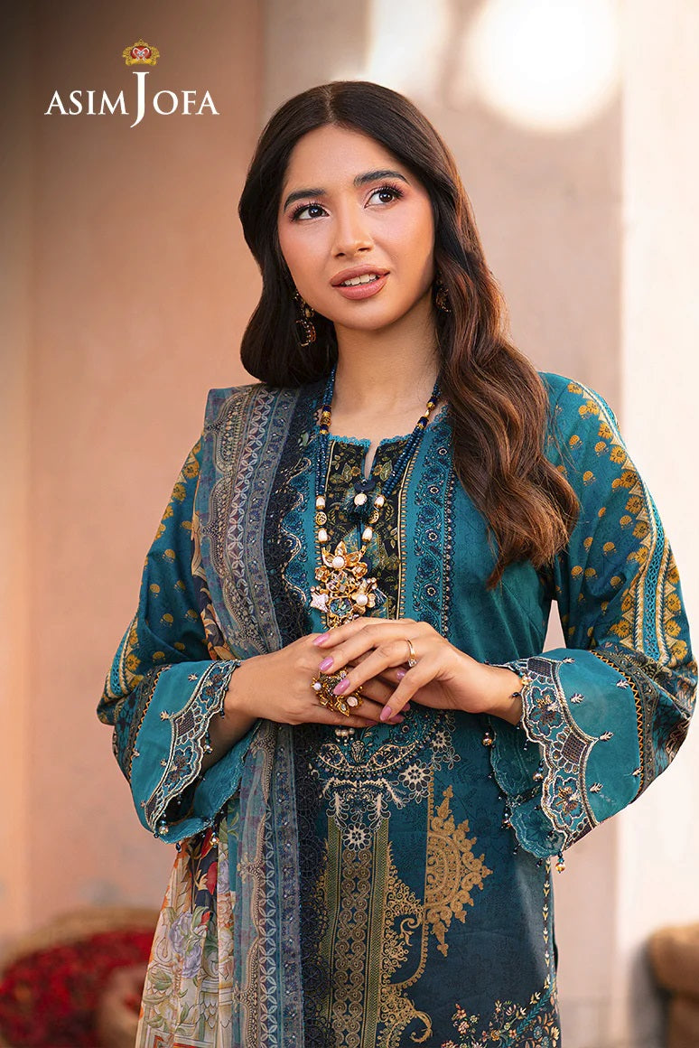 Asim Jofa Aira Lawn AJAR-22 – Ghani Cloth House
